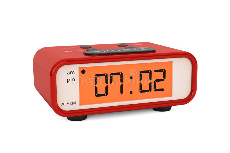 Moderner Digital-Wecker stockbild. Bild von countdown - 53332139