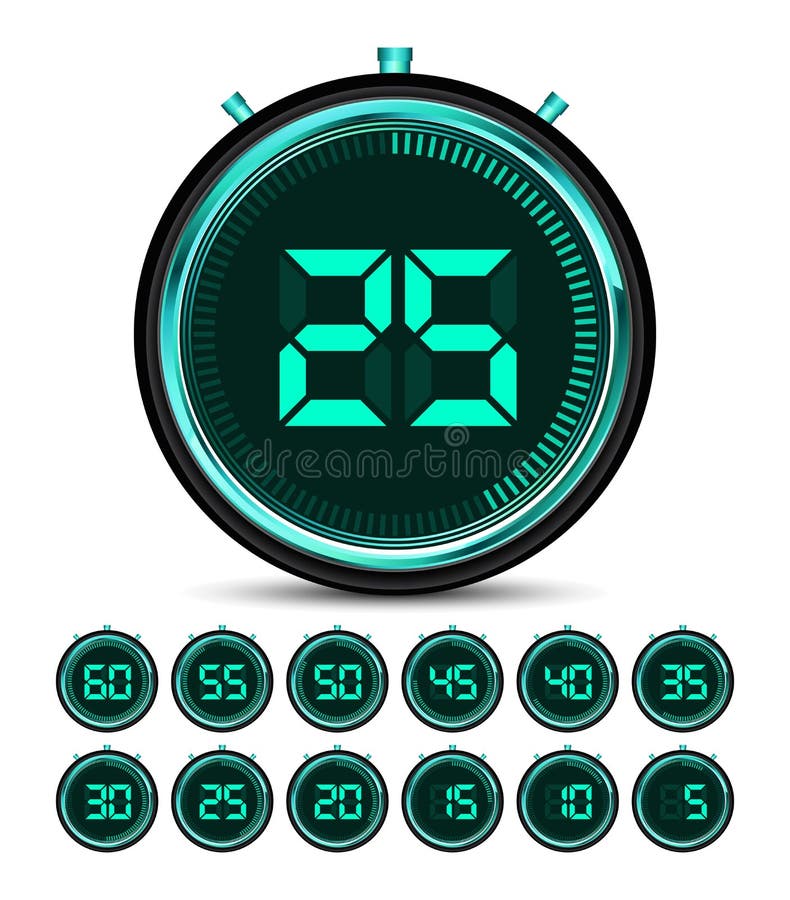 Der Digitale Timer 30 Minuten Elektronische Stoppuhr Mit Einer ...