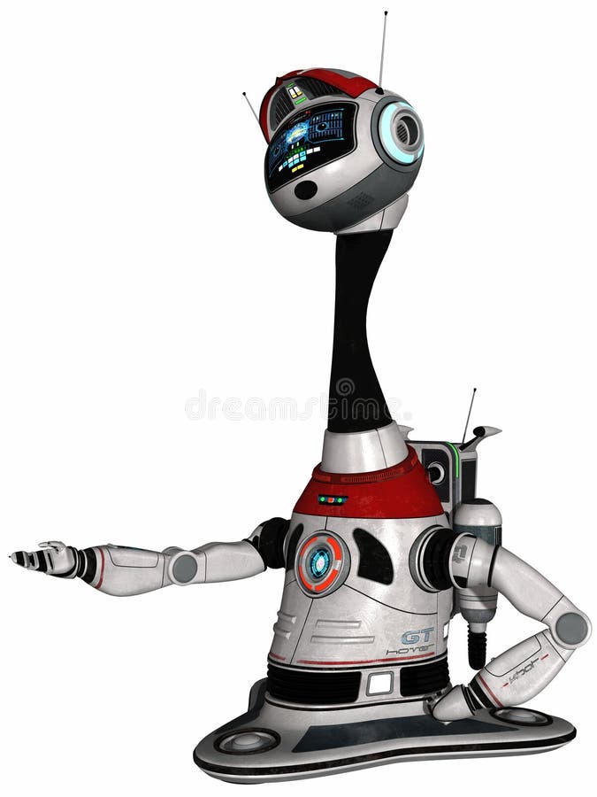 Moderner Hausroboter stock abbildung. Illustration von schaltungen ...