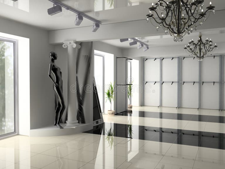 Moderner System-Innenraum stockbild. Bild von system, modern - 3741157