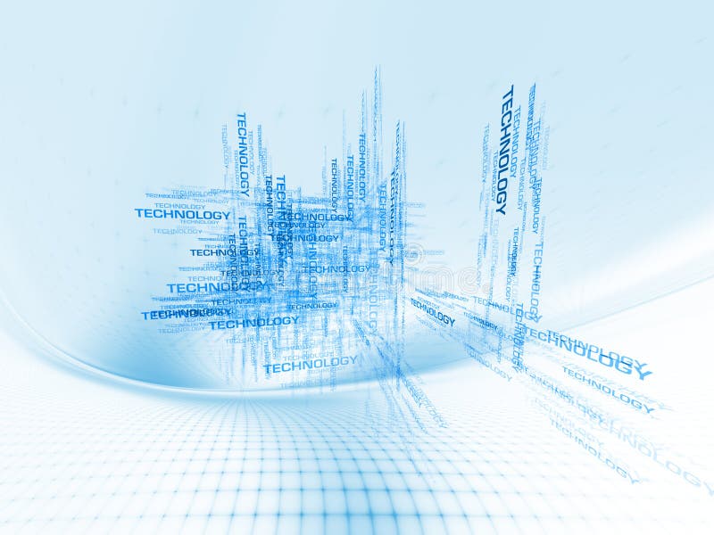 Moderner Technologie-Auszug Stock Abbildung - Illustration von ...
