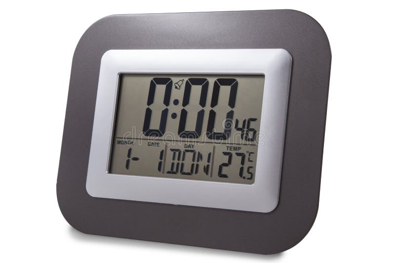 Moderner Wecker Mehrfarben stockbild. Bild von mode, inländisch - 43916209