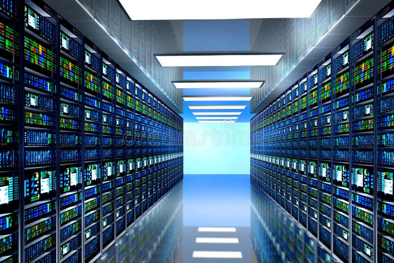 Modernes Netz- Und Telekommunikationstechnikcomputerkonzept Stock ...