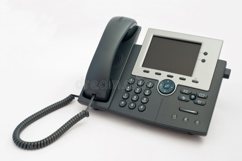 VoIP Telefon stockfoto. Bild von aufruf, vorwahlknopf - 26392514