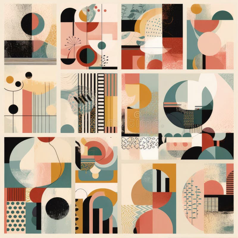 Modernist Collages that Combine Different Visual Elements. Can Be Used ...