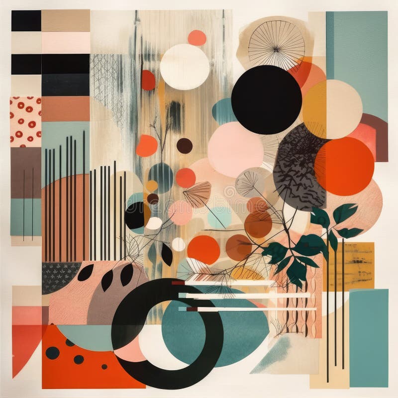 Modernist Collages that Combine Different Visual Elements. Can Be Used ...