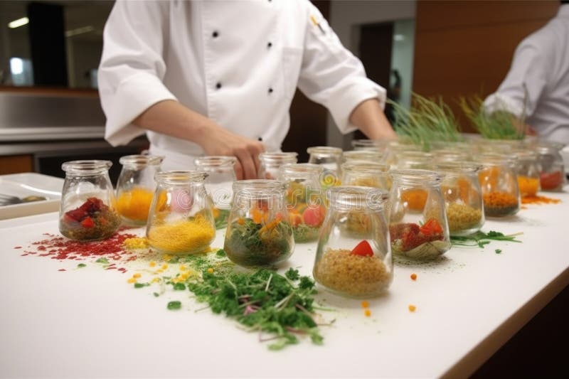 Modernist Cuisine Presentation, with Inventive Use of Ingredients and ...