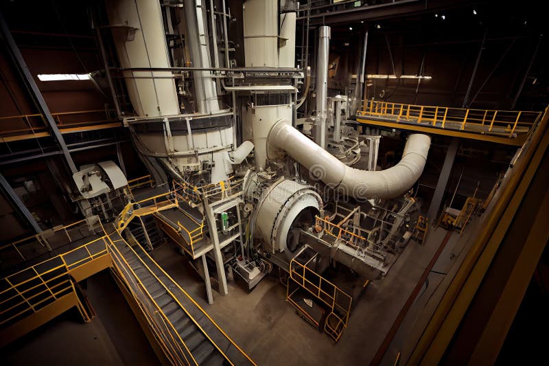 Modernized, Automated Pulp and Paper Factory with High-tech Machinery ...