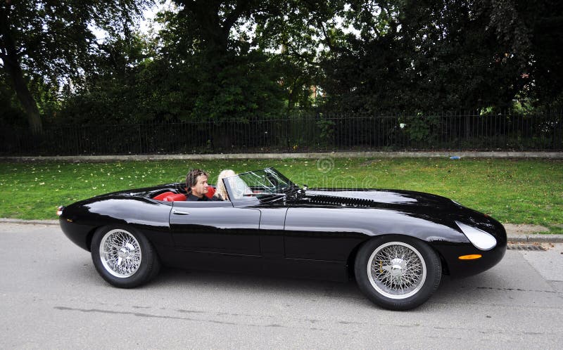 A Modernized Version of the Jaguar E-Type Editorial Stock Image - Image ...