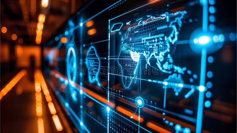 Modernizing Democracy: Digital Board for Electronic Voting with Glowing ...