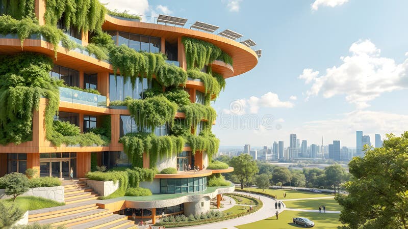 A Modernly Designed Building that Blends in with the Natural Stock ...