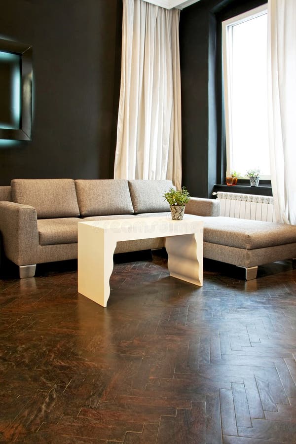 Moderno interno immagine stock. Immagine di vivere, tabella - 7744275