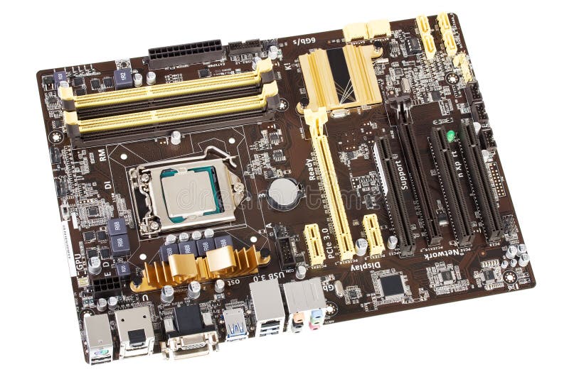 Modernt moderkort arkivfoto. Bild av moderkort, teknik - 46141790
