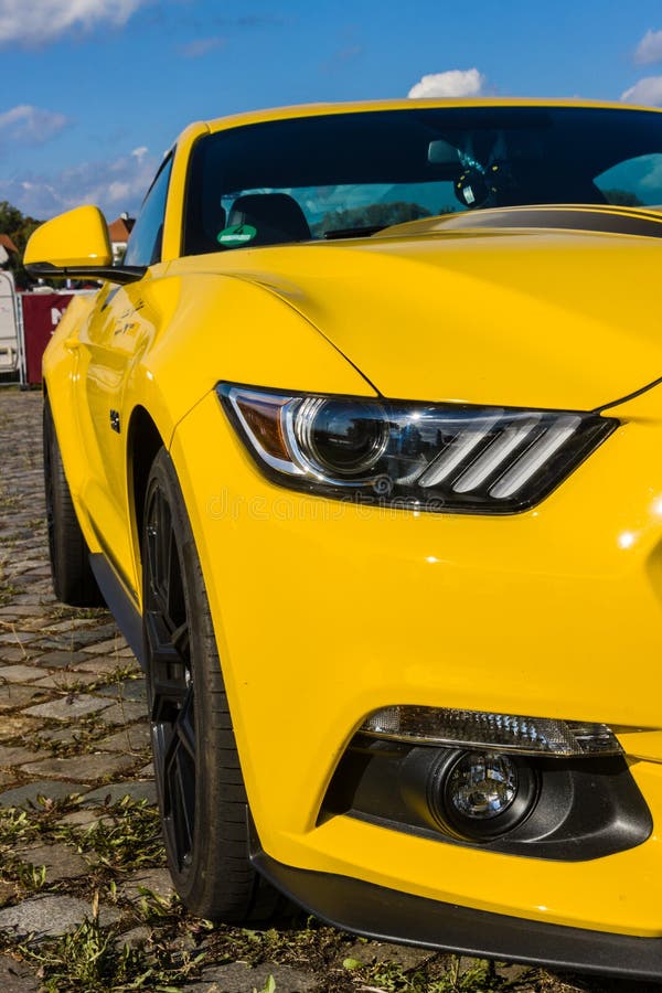 Ford Mustang sports car stock image. Image of model - 251812747