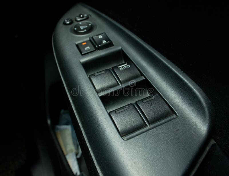 A Modest Control Panel Inside a Vehicle Stock Photo - Image of control ...