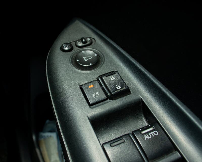 A Modest Control Panel Inside a Vehicle Stock Photo - Image of control ...