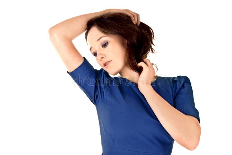 Modesty stock photo. Image of feminine, girls, expression - 28155486