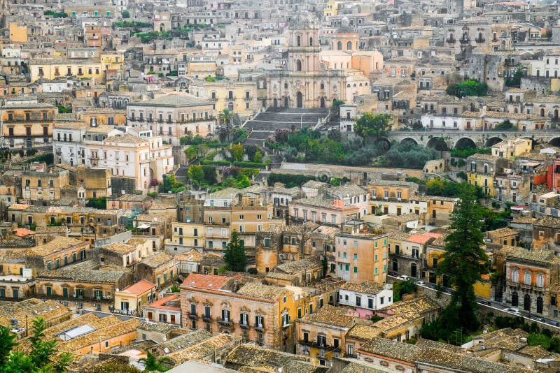 Modica stock photo. Image of ancient, view, architecture - 47776818