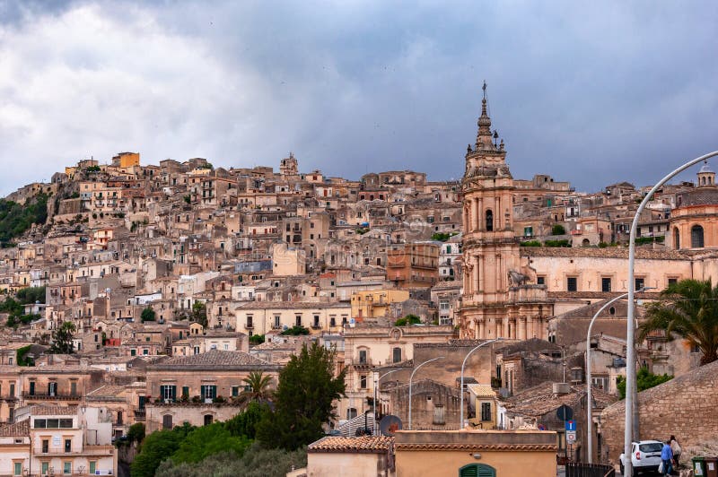 Modica Landscape stock image. Image of rustic, ancient - 245093631