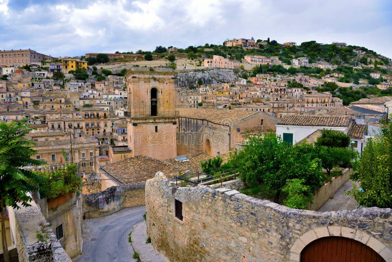 Modica Sicily Italy stock image. Image of summer, holiday - 131781119