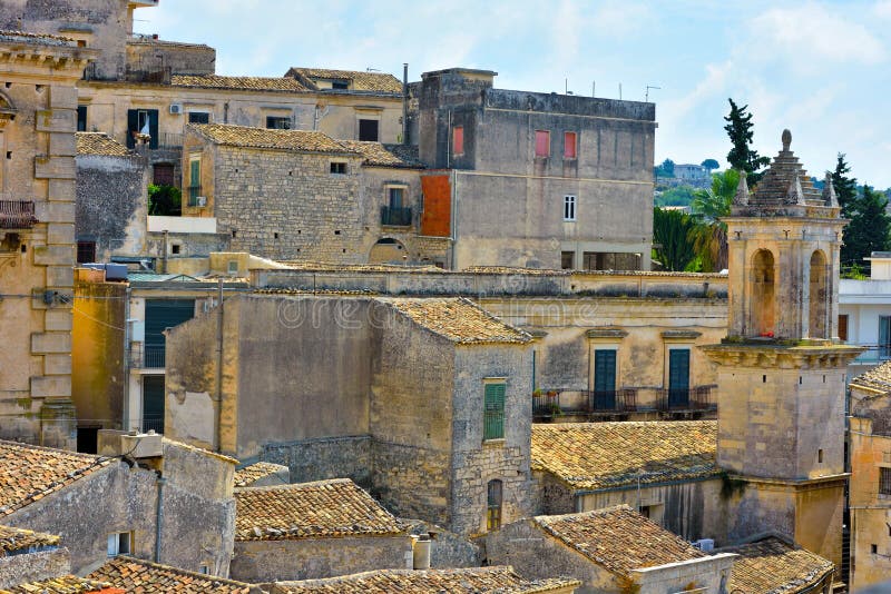 Modica Sicily Italy stock photo. Image of baroque, travel - 131086734
