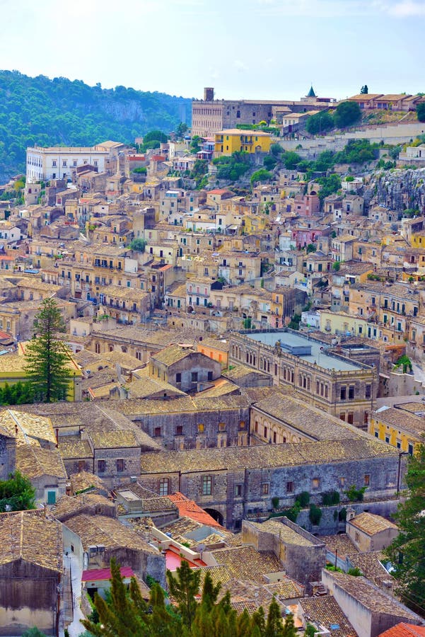 Modica Sicily Italy stock photo. Image of sicily, monument - 131086982