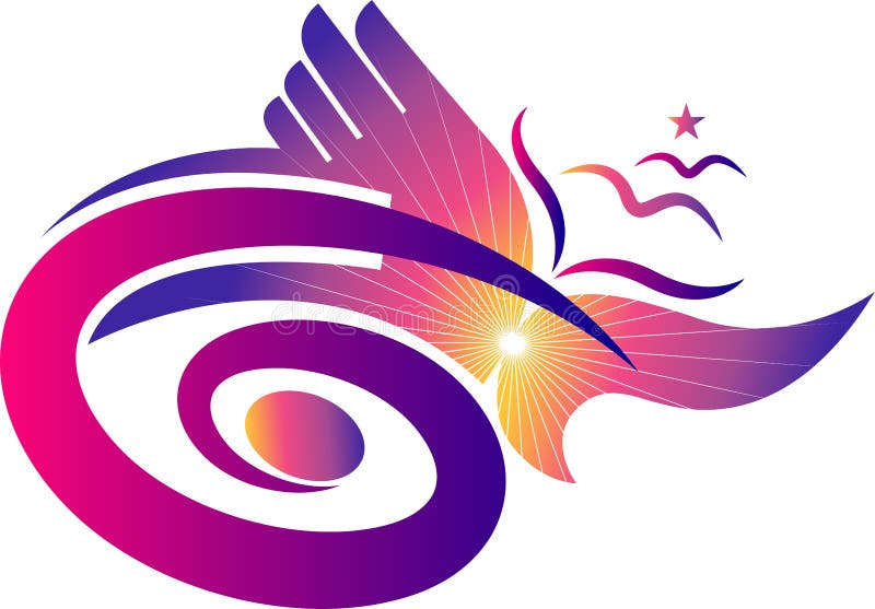 Het Concept Van Het Logo Van De Vrijheid, Rood Schild En Eerste, Het ...