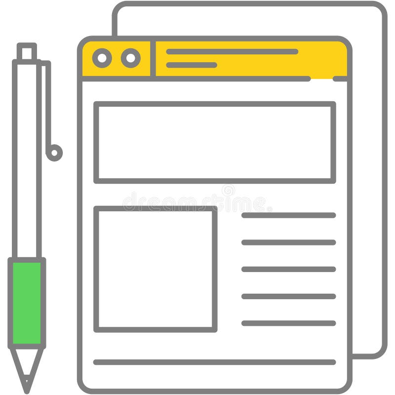 Modification Icon Mobile App Page Software Vector Stock Vector ...