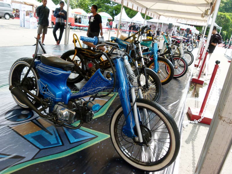 Modification motorcycle editorial stock image. Image of central - 68554989