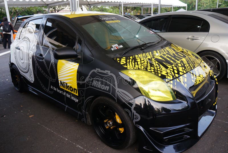 Modified Toyota Great Corolla in Retro Car Meet Editorial Photo - Image ...