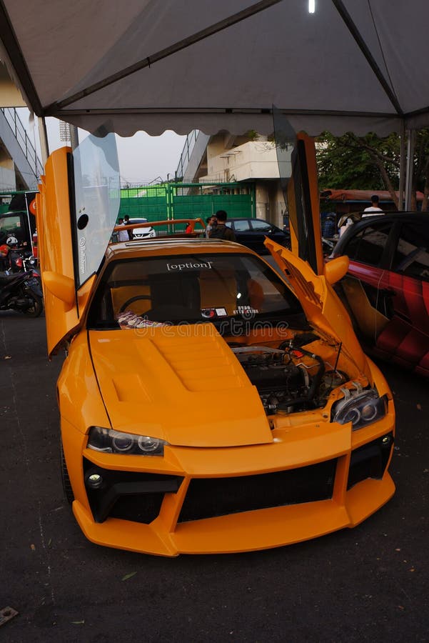 Modified car editorial image. Image of solo, cars, business - 45718630