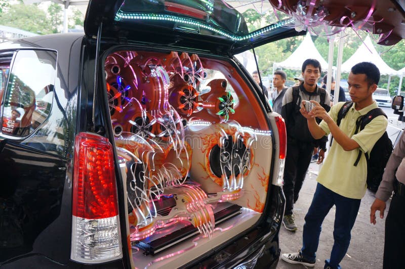 Modified car editorial photography. Image of java, system - 45565987