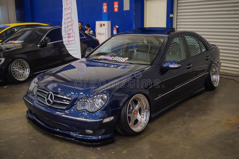 Modified Mercedes Benz S 320L in the Elite Showcase Editorial Stock ...