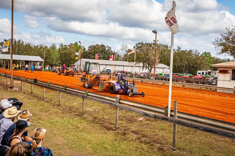 Modified Mini Tractor Puller Editorial Photography - Image of ...