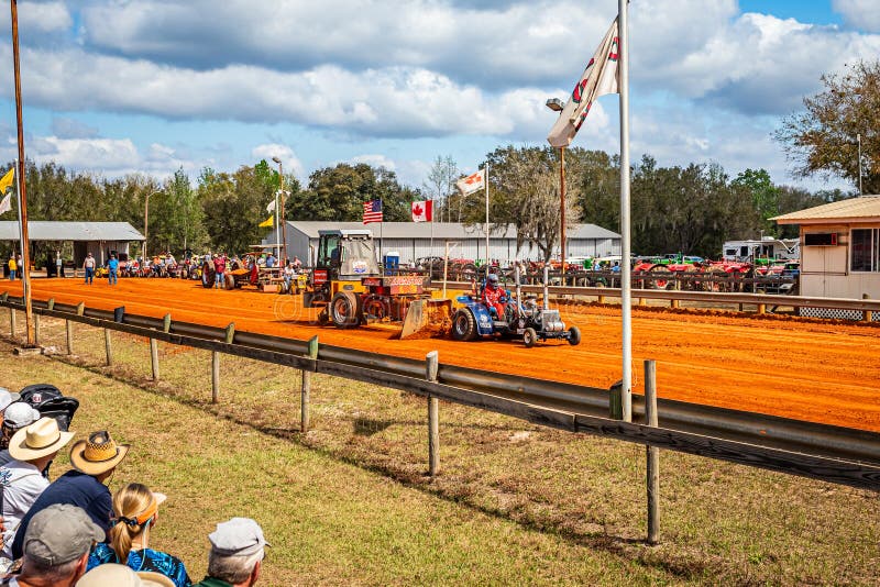 Modified Mini Tractor Puller Editorial Stock Photo - Image of vintage ...