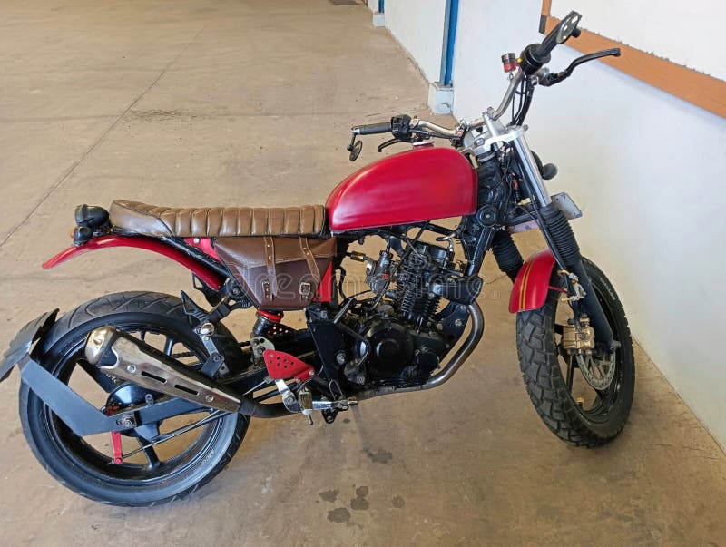 Modified Motorbikes Look Dashing and Manly Stock Photo - Image of manly ...