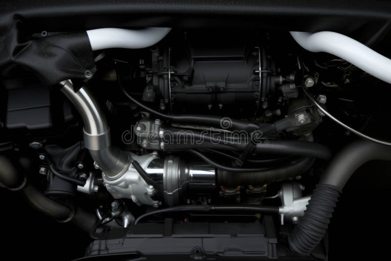 A Modified Racing Car Engine with a Highperformance Radiator and an ...