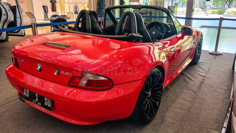 Modified Red BMW Z3 2.2i Roadster on Display Inside Mall Editorial ...