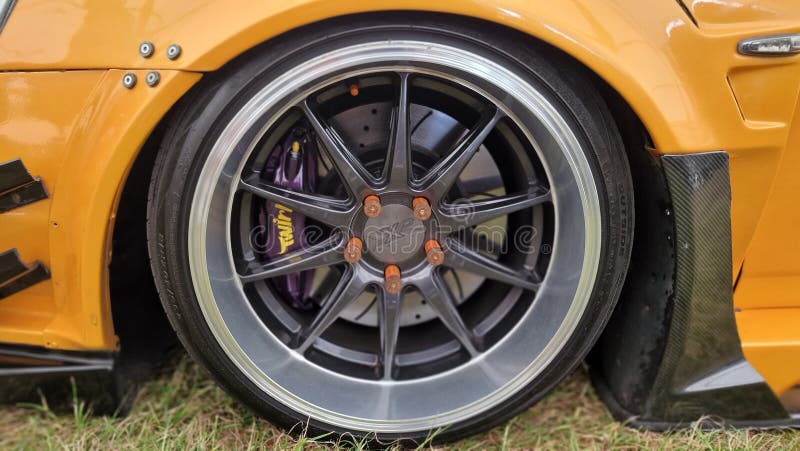 Modified sport wheel editorial image. Image of sedan - 253053745