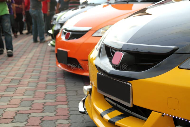 Modified Sports Cars stock photo. Image of cars, automobile - 16705172