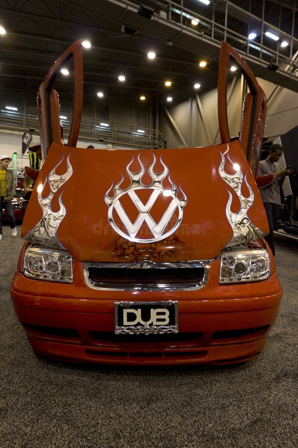 Modified Volkswagen editorial stock photo. Image of presentation - 23796473