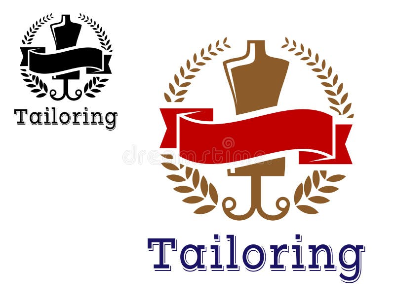 Modo Ed Emblema Di Adattamento Illustrazione Vettoriale - Illustrazione ...