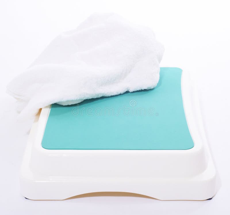 Modular Bath Step and Towel Stock Photo - Image of orthopedical ...
