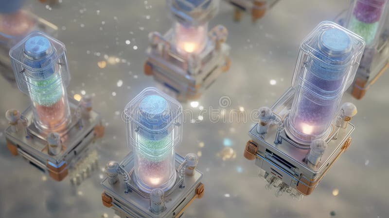 Modular Bioreactors Floating in a Laboratory Setting Stock Footage ...