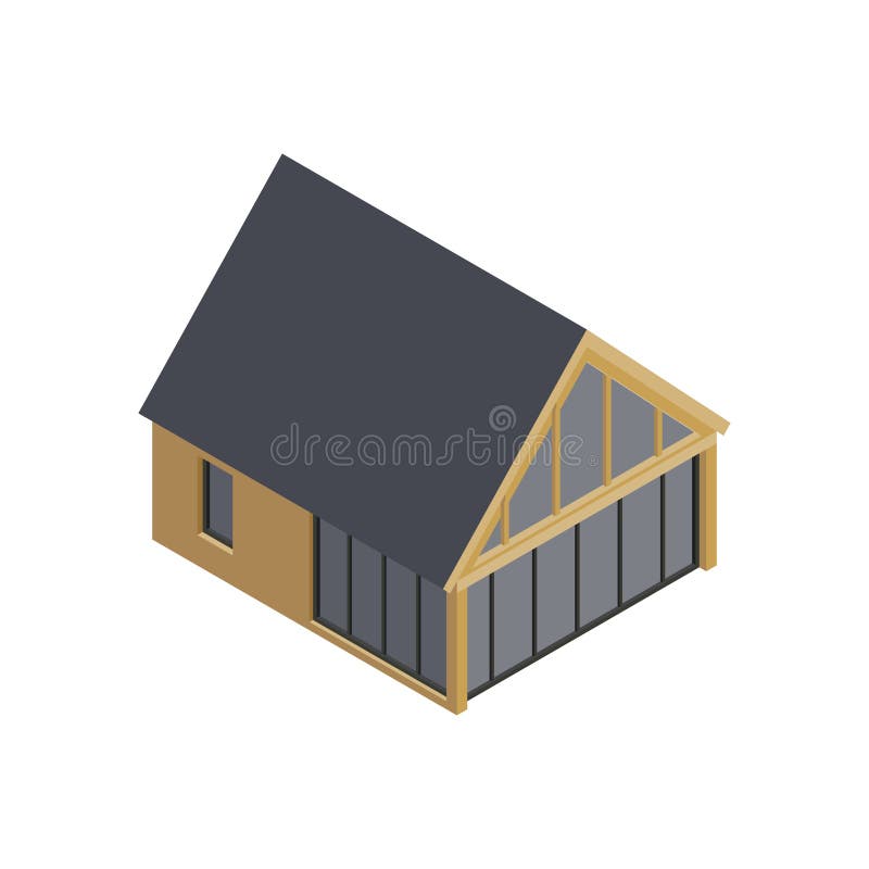 Modular Building House Composition Stock Vector - Illustration of ... Modular Building House Composition Stock Vector - Illustration of ...