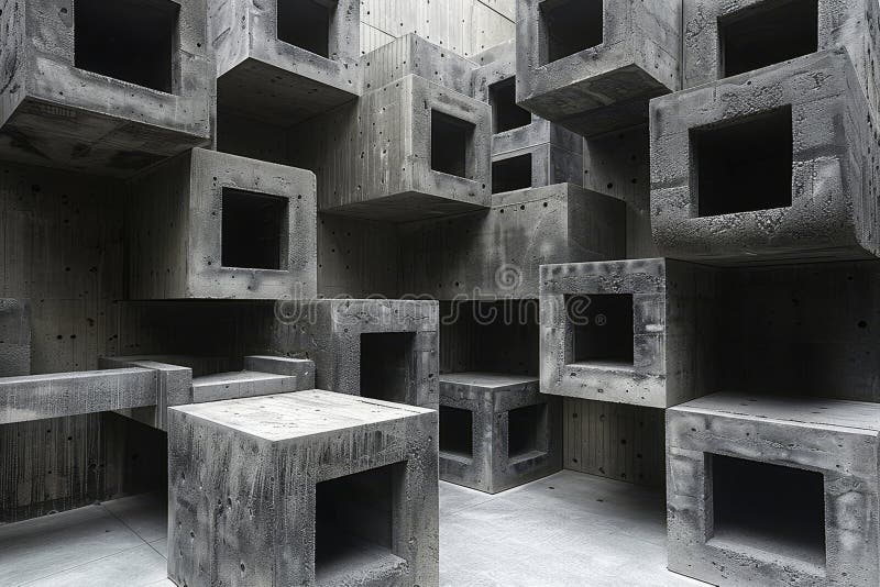 Modular Concrete Structures Create Dynamic Architectural Space in Urban ...