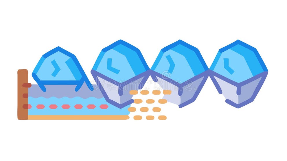 Modular Crystal Blocks: Building Digital Structures, Vector Design ...