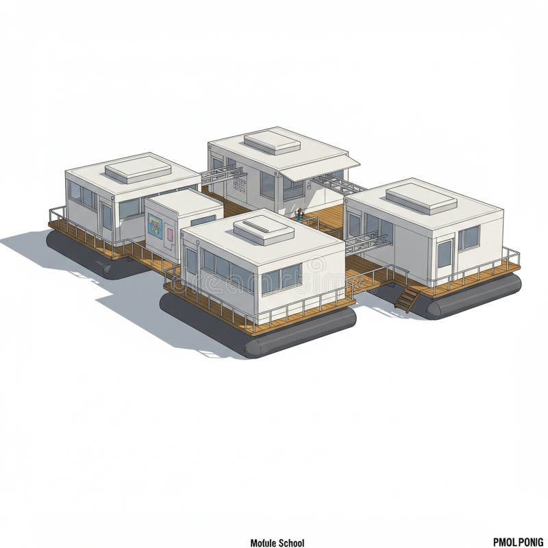 Modular Floating Structure Composed of Four Rectangular Units ...
