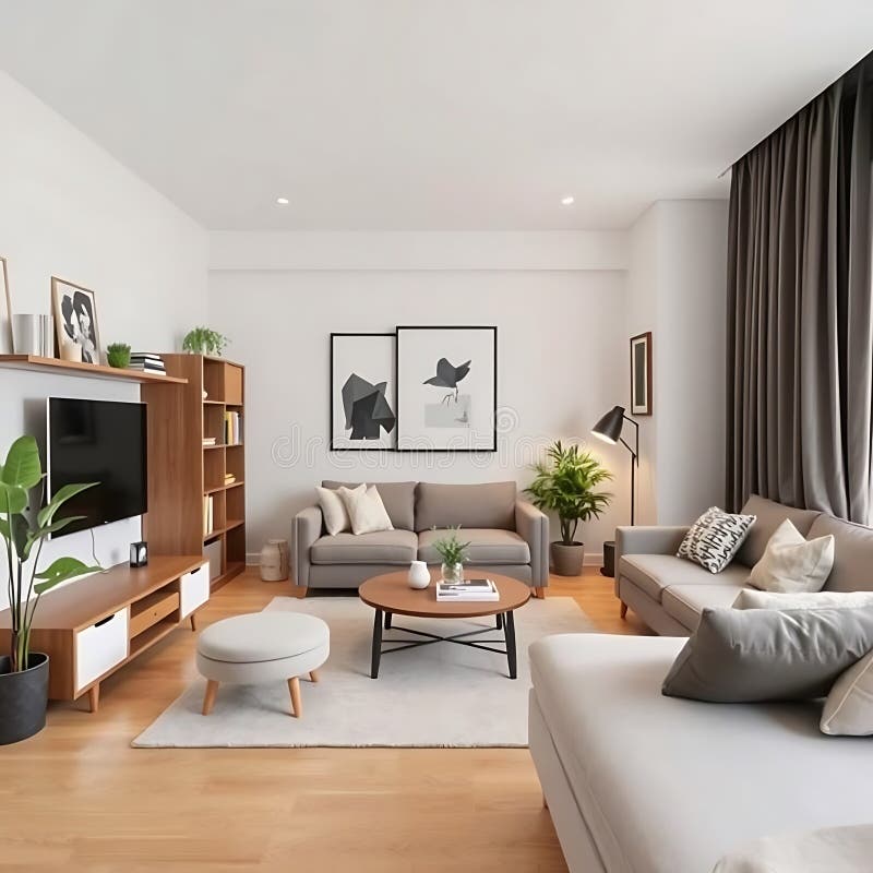 Modular Furniture Pieces in a Home Studio Apartment Creatively Arranged ...