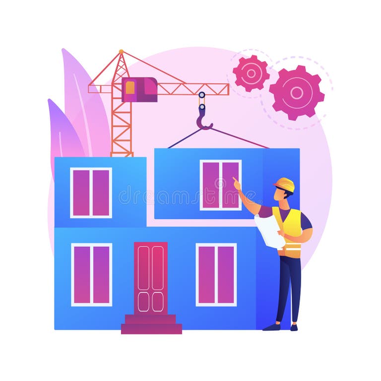 Modular Construction Infographic Stock Illustrations – 59 Modular ...